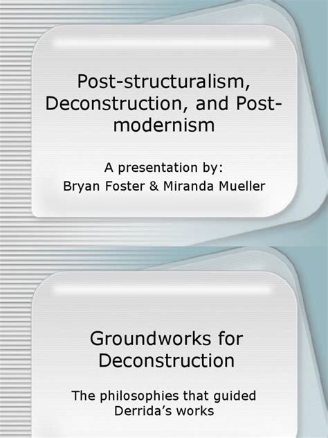 Image result for Derrida Post Modern Idea