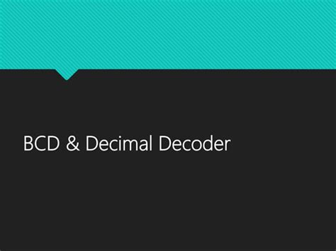 Image result for Binary Decoder Bcd