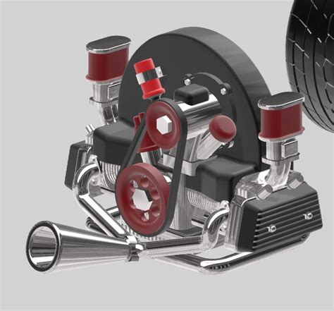 Image result for VW Engine Scale Model