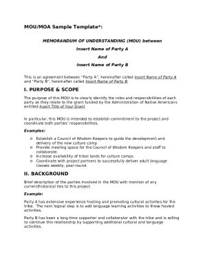 Image result for Mou Addendum Sample