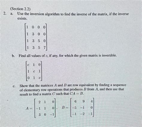Image result for Matrix Inversion Method Examples 2By 2