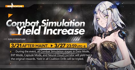 Combat Simulation Yield Increase : r/girlsfrontline