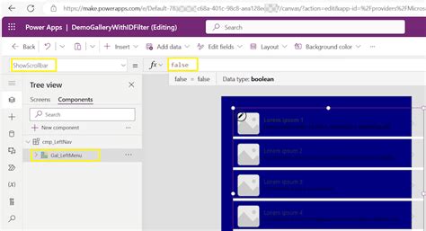 Image result for Power App Left Navigation