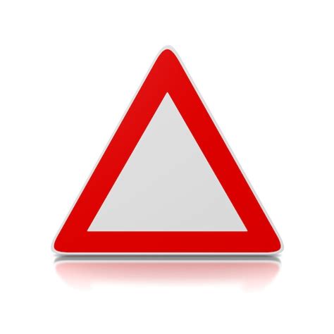 Image result for Red Triangle Sign