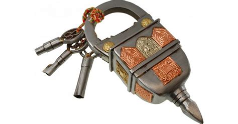 3 Key Puzzle Lock | Puzzle Locks | Puzzle Master Inc