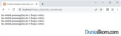 Image result for Static Variable Video Tutorial in PHP