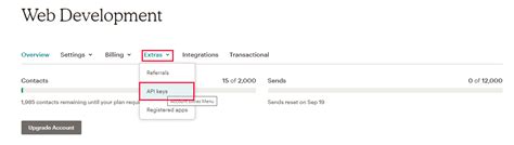 Image result for How to Get MailChimp API Key