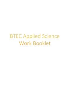 Image result for BTEC Applied Science Transition Work