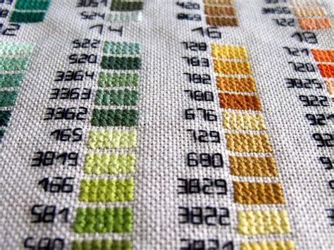 Image result for Cross Stitch Thread Color Key