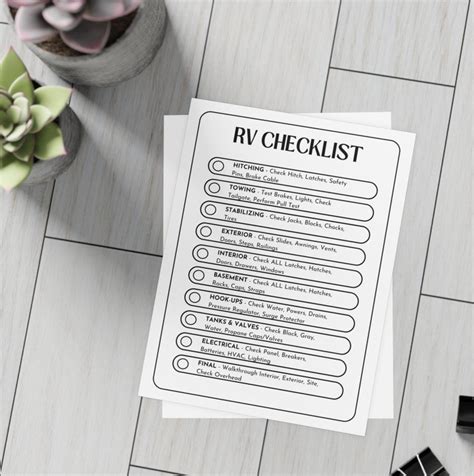 Image result for RV Checklist