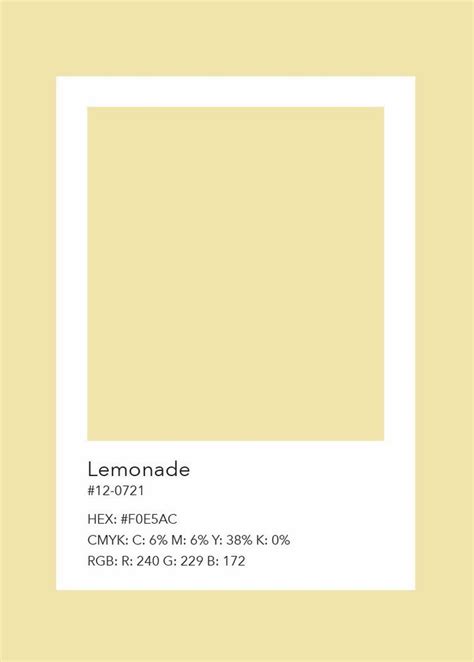 Image result for Lemon Color Swatch