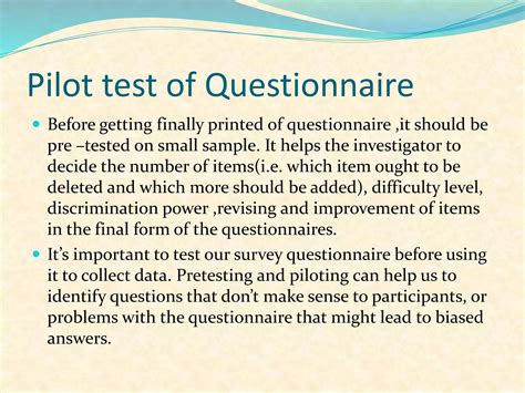 Image result for Pilot Testing Slide Images