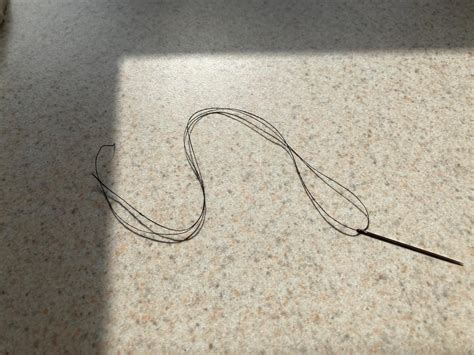 Image result for How to Thread Needle with 1 Strand