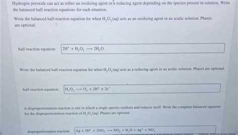 Image result for H2O2 Reduction Reaction