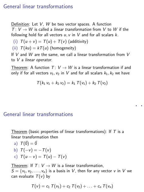 Image result for Linear Transforms