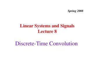 Image result for Discrete-Time Convolution Examples