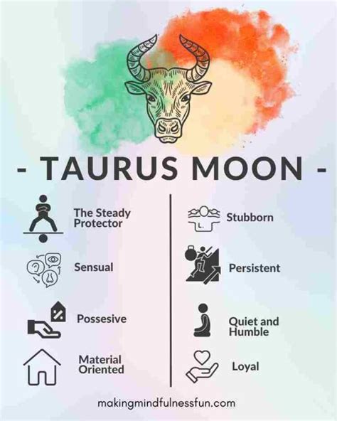 Image result for Taurus Moon Sign