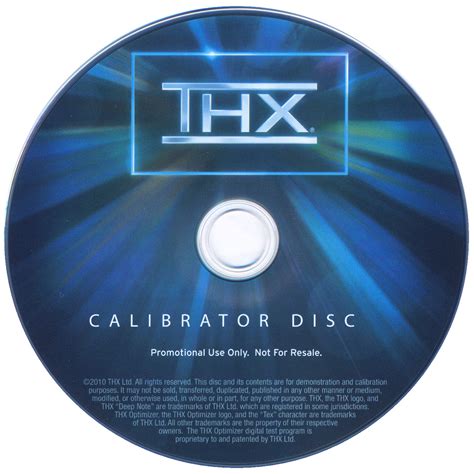 Image result for Thx Optimizer Calibration Disc