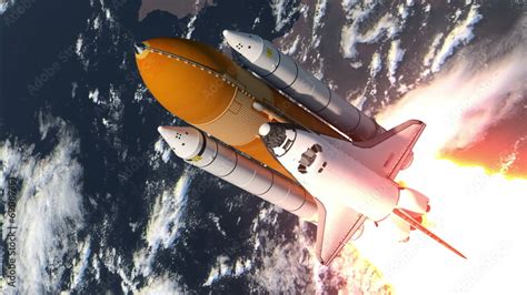 Space Shuttle Launch Stock Video | Adobe Stock