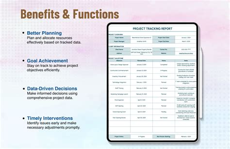 Image result for Project Tracking Report Example
