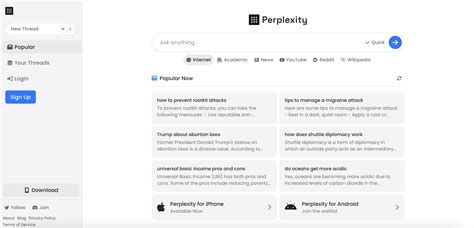 Image result for Perplexity AI Features