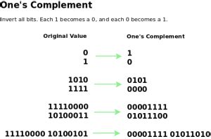 Image result for One's Complement Tutorial