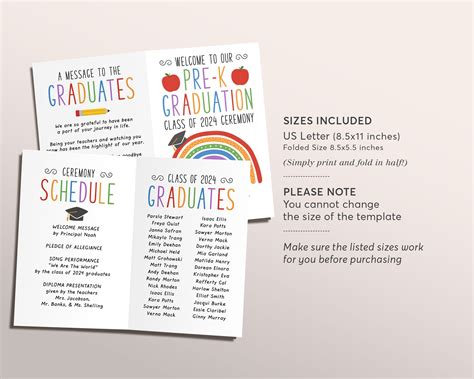 Image result for Program Outline for Pre-K Graduation