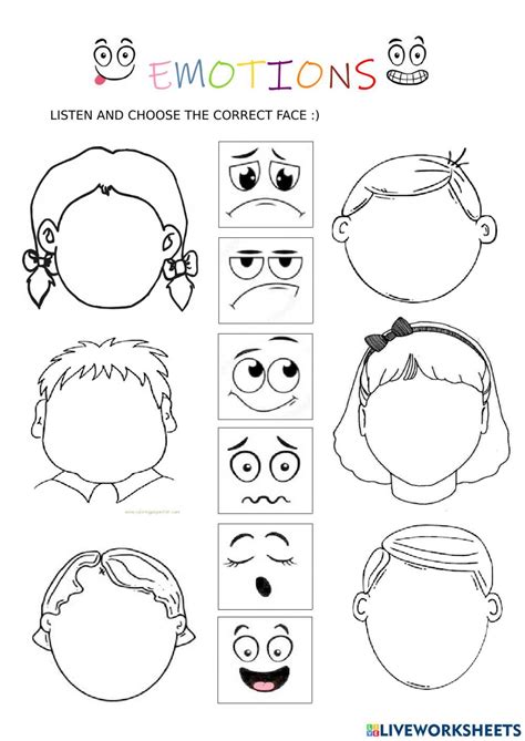 Image result for Emotions Exercises
