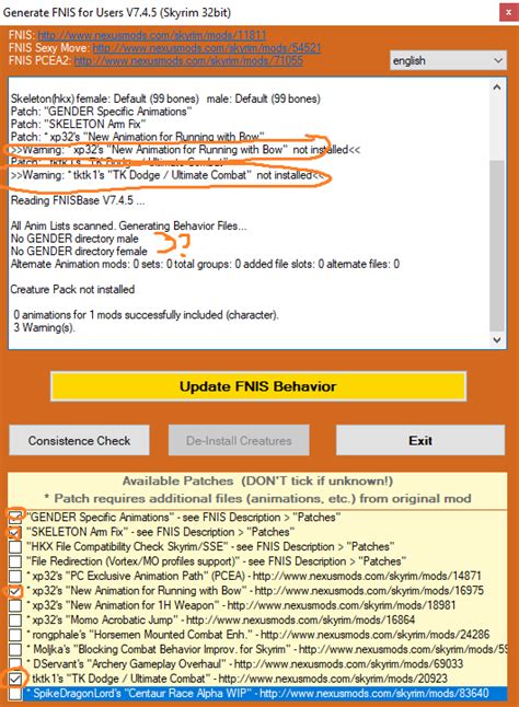 Image result for How to Run Generate FNIS for Users