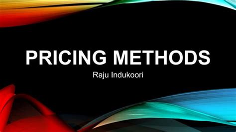 Image result for Pricing Methods