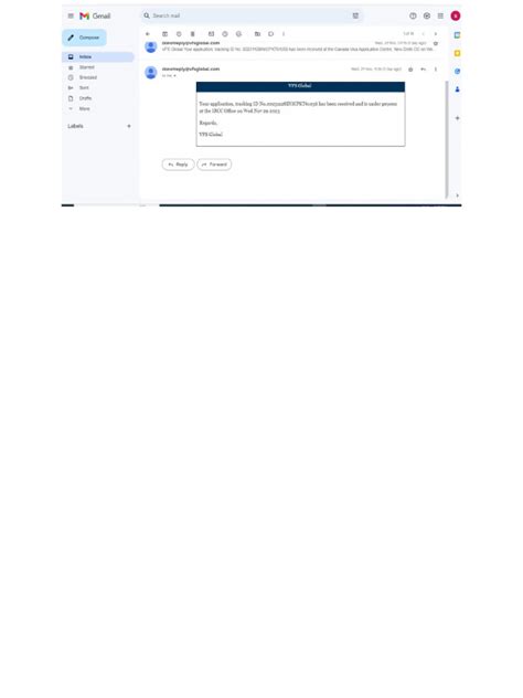 Image result for VFS Global Waiting List Email