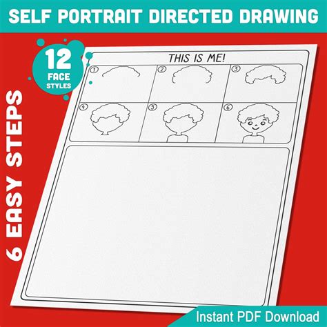 Image result for Directed Drawing Self Portrait