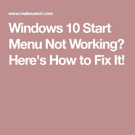 Image result for How to Fix Start Menu Windows 1.0