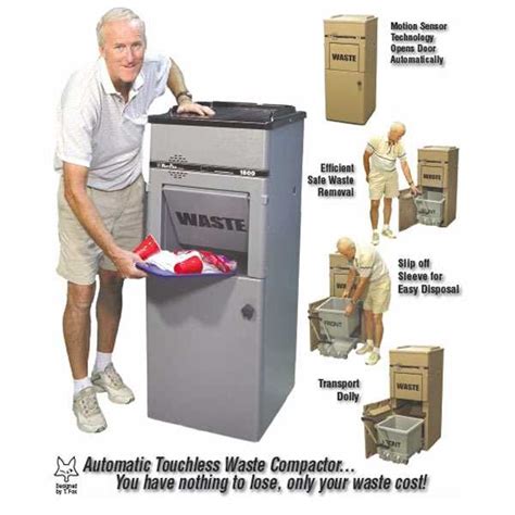 Image result for GE Compact All Trash Compactor How to Load Bag