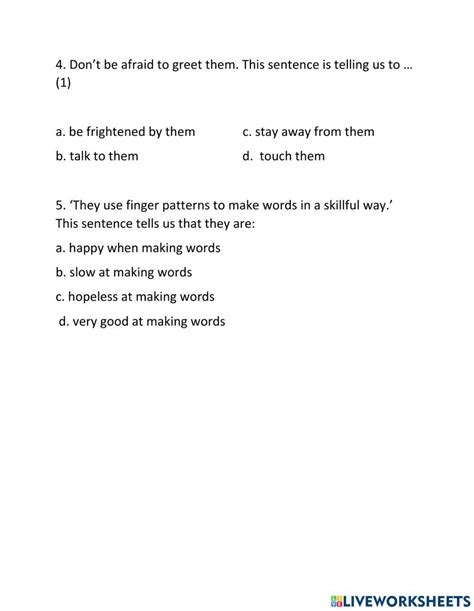 Image result for Sign Language Activity Worksheets