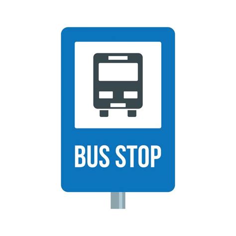 Image result for Bus Stop Sign
