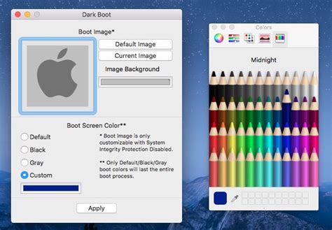 How to Change Mac OS X Boot Screen Color to Black or any other color