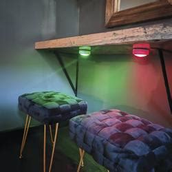 Image result for LED Color Changing Puck Lights