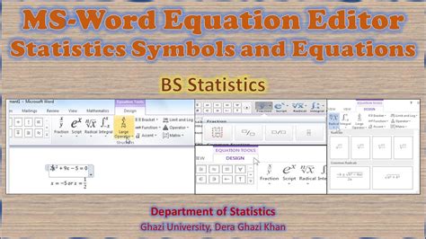 Image result for Statistical Equations