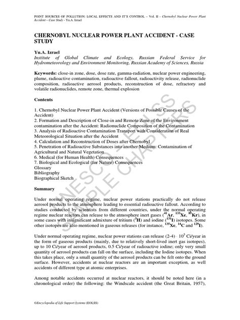 Image result for Chernobyl Disaster Case Study