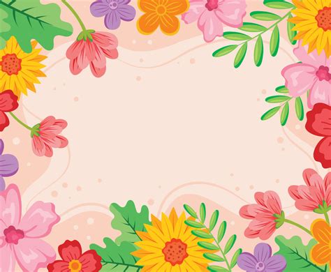 Image result for Spring Flower Border Paper