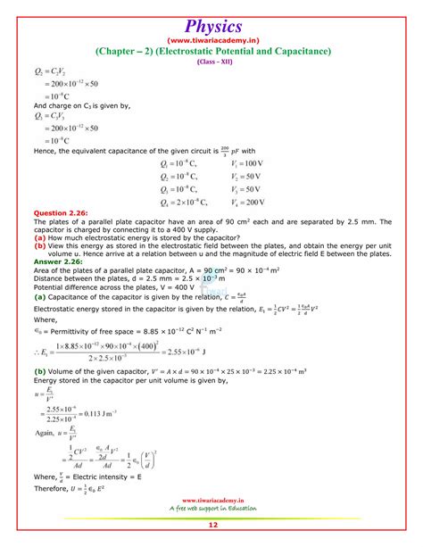 Image result for Physics Chapter 2 Class 12 by Radhika Classes Lecture 6