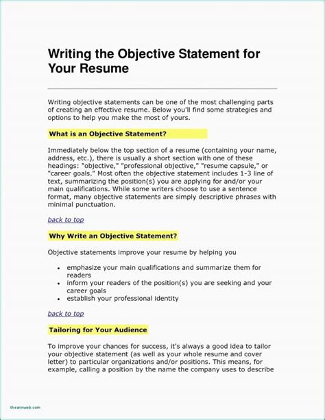 Image result for Objective Statement Definition