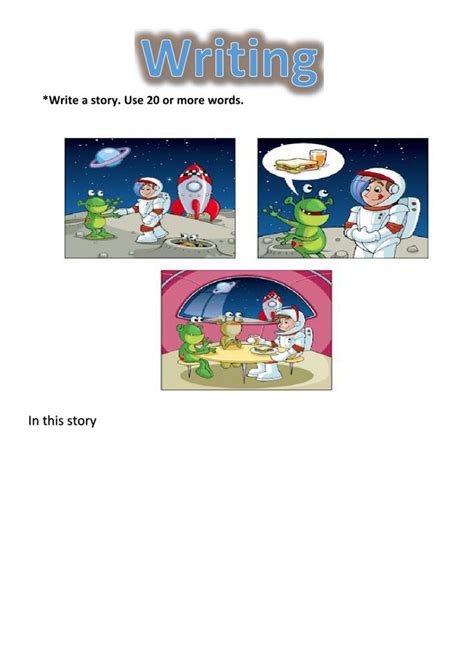 Image result for Flyers Writing Picture Story Examples