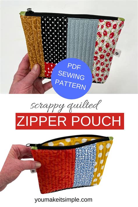 Image result for Square Bottom Zipper Pouch Pattern