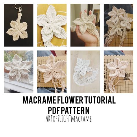 Image result for Macrame Flower Tutorial
