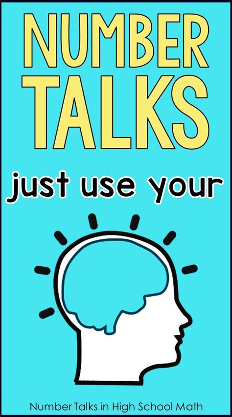 Image result for Number Talks High School Math