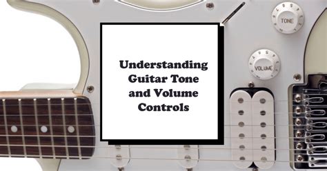Image result for Using Volume Control On Guitar