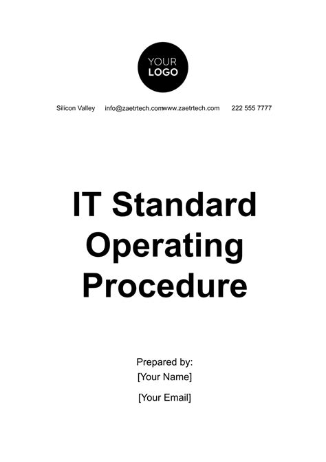 Image result for Standard Operating Procedure Form