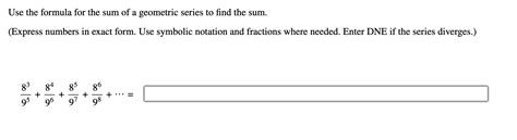 Image result for Geometric Series Sum Examples Answers